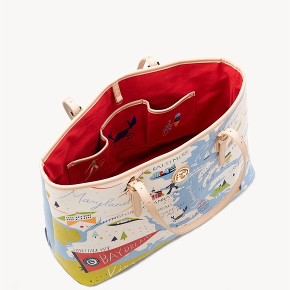 Spartina 449 | Bags | Spartina 449 Blue And Green Travel Tote Bag ...